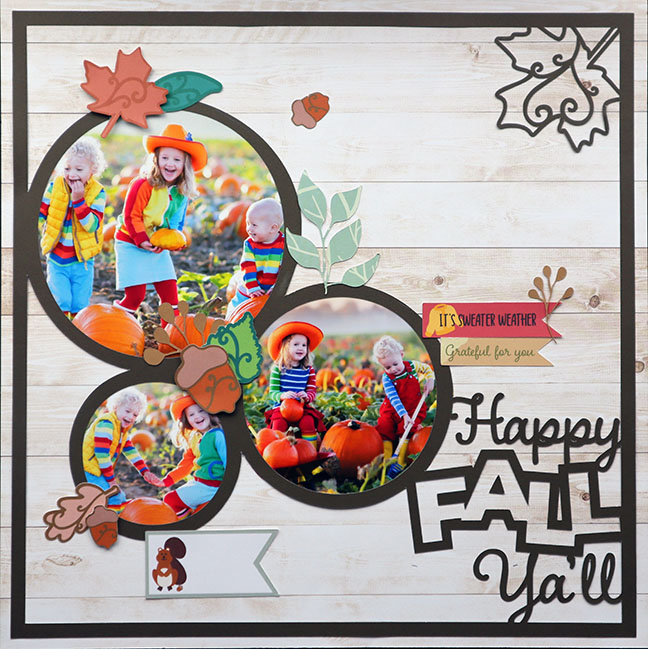 Fall Into Autumn Scrapbooking Cut Files Kit